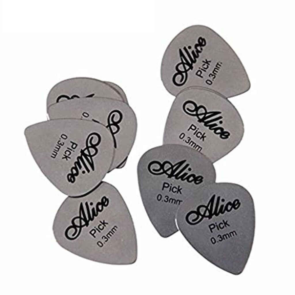 Alice Stainless Steel Guitar Picks (Assorted Thickness) … - Karu Music ...